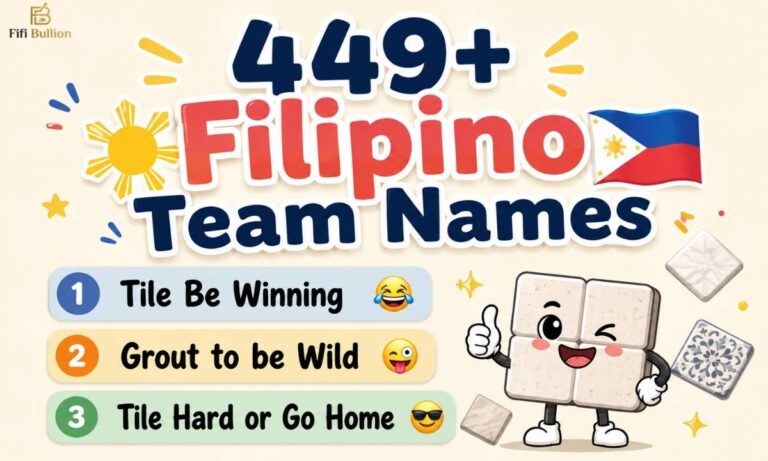 449+ Filipino Team Names That Are Funny, Creative & Unique